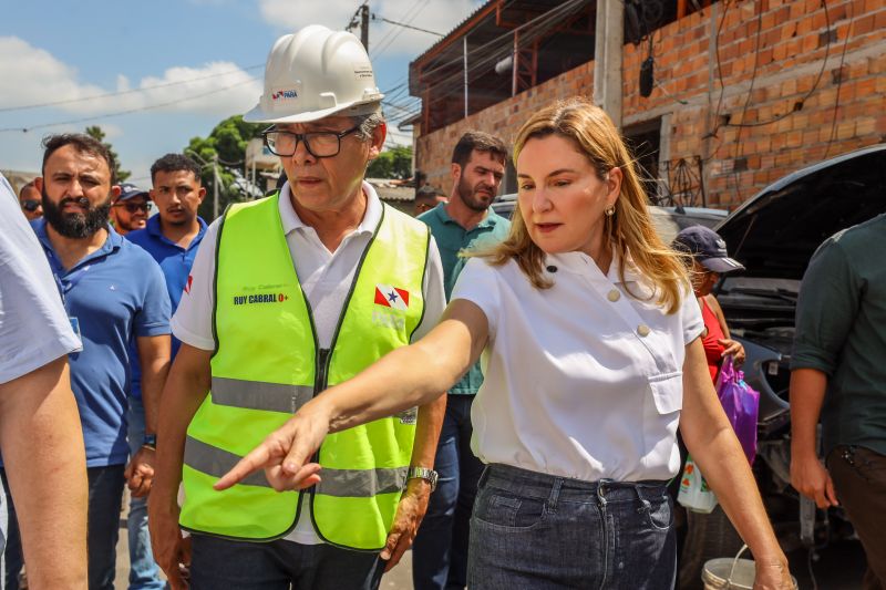 Em Icoaraci, vice-governadora visita obras de asfalto que fazem parte ...